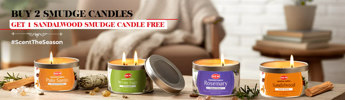 Smudge & Scented Candles | HEM Fragrances